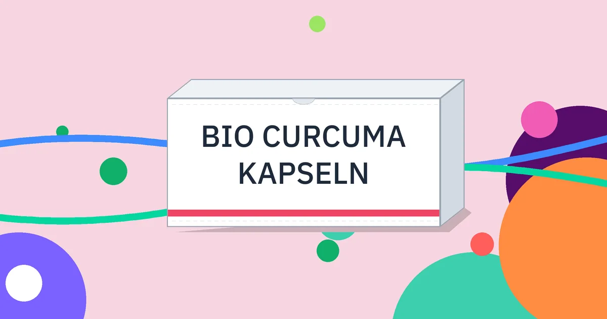 Symbolbild: Packung mit der Aufschrift BIO CURCUMA KAPSELN (PZN 09522303) – Verfügbarkeit und Bezug in Apotheken in Frankfurt am Main