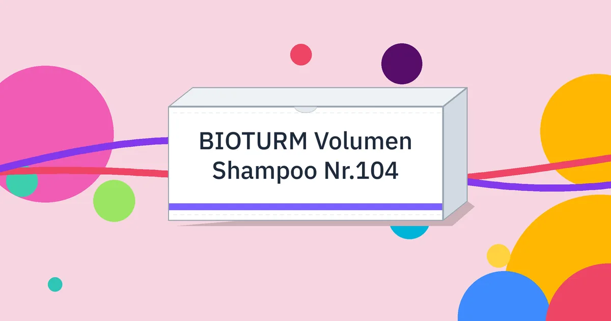 Symbolbild: Packung mit der Aufschrift BIOTURM Volumen Shampoo Nr.104 (PZN 10409440) – Verfügbarkeit und Bezug in Apotheken in Frankfurt am Main