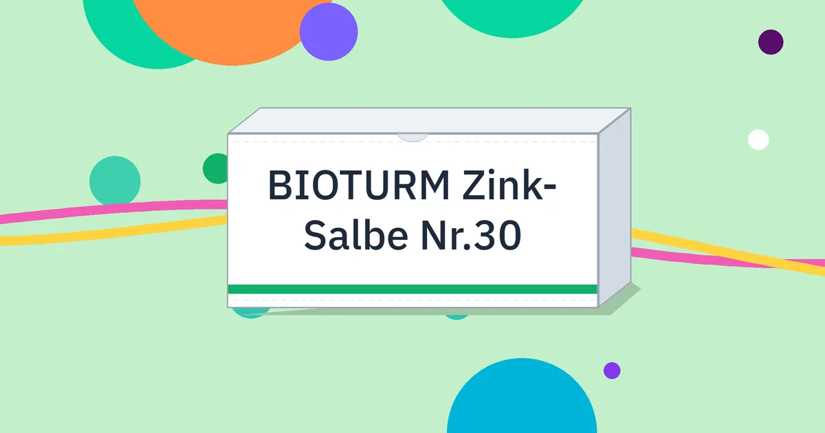 Symbolbild: Packung mit der Aufschrift BIOTURM Zink-Salbe Nr.30 (PZN 09208021) – Verfügbarkeit und Bezug in Apotheken in Frankfurt am Main