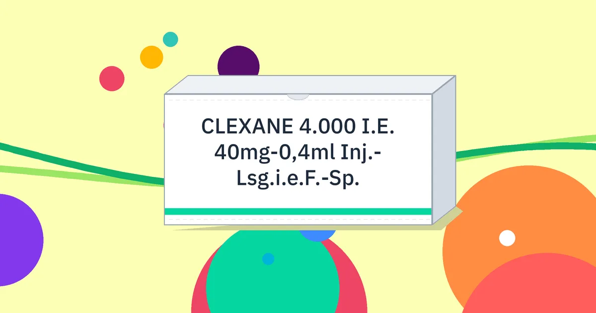 Symbolbild: Packung mit der Aufschrift CLEXANE 4.000 I.E. 40mg-0,4ml Inj.-Lsg.i.e.F.-Sp. (PZN 20123064) – Verfügbarkeit und Bezug in Apotheken in Frankfurt am Main