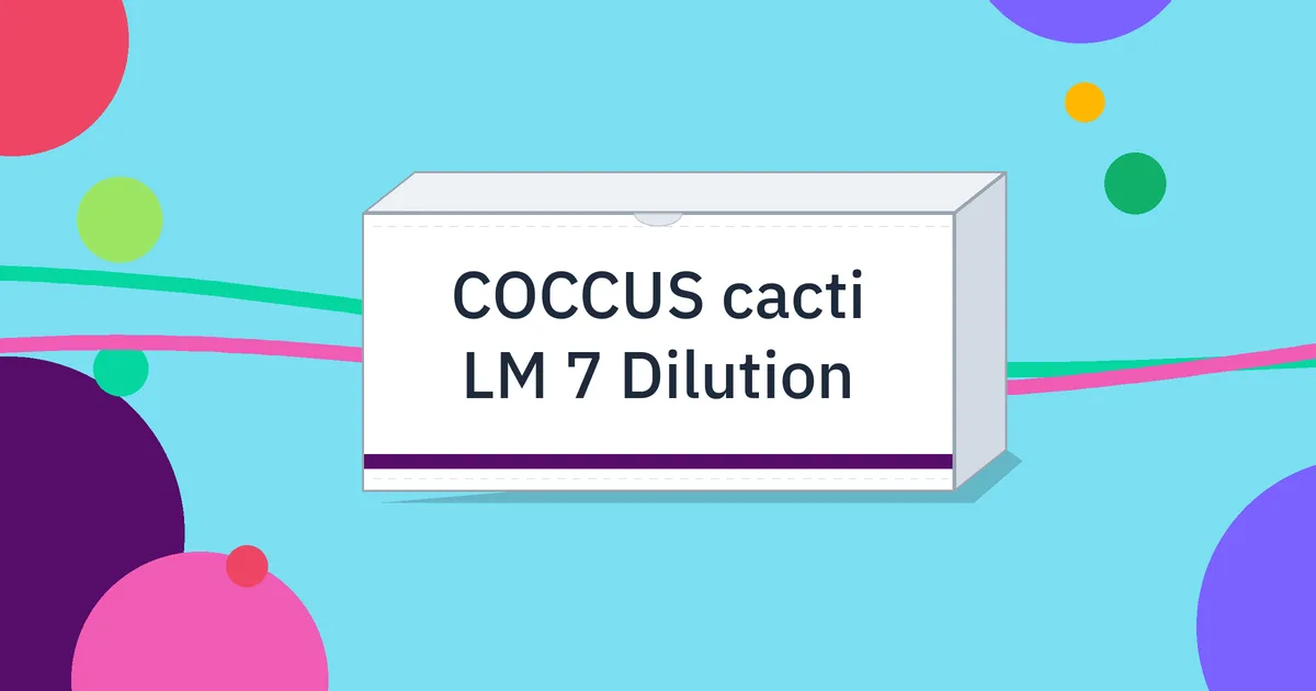 Symbolbild: Packung mit der Aufschrift COCCUS cacti LM 7 Dilution (PZN 12829005) – Verfügbarkeit und Bezug in Apotheken in Frankfurt am Main