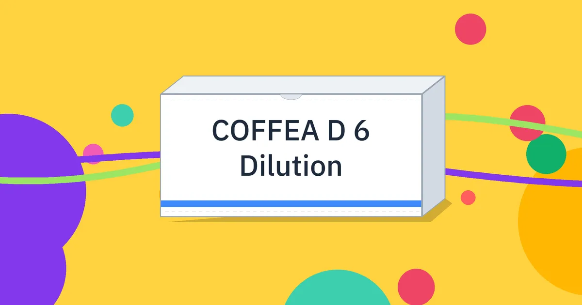 Symbolbild: Packung mit der Aufschrift COFFEA D 6 Dilution (PZN 02113010) – Verfügbarkeit und Bezug in Apotheken in Frankfurt am Main