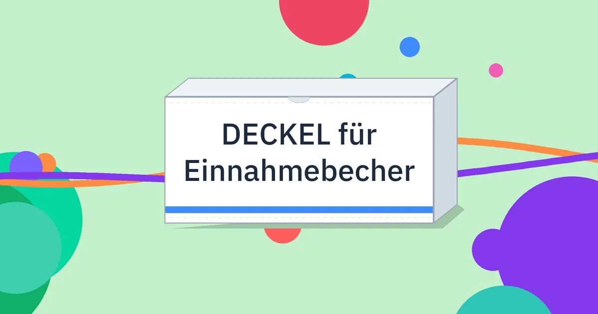 Symbolbild: Packung mit der Aufschrift DECKEL für Einnahmebecher (PZN 05959084) – Verfügbarkeit und Bezug in Apotheken in Frankfurt am Main