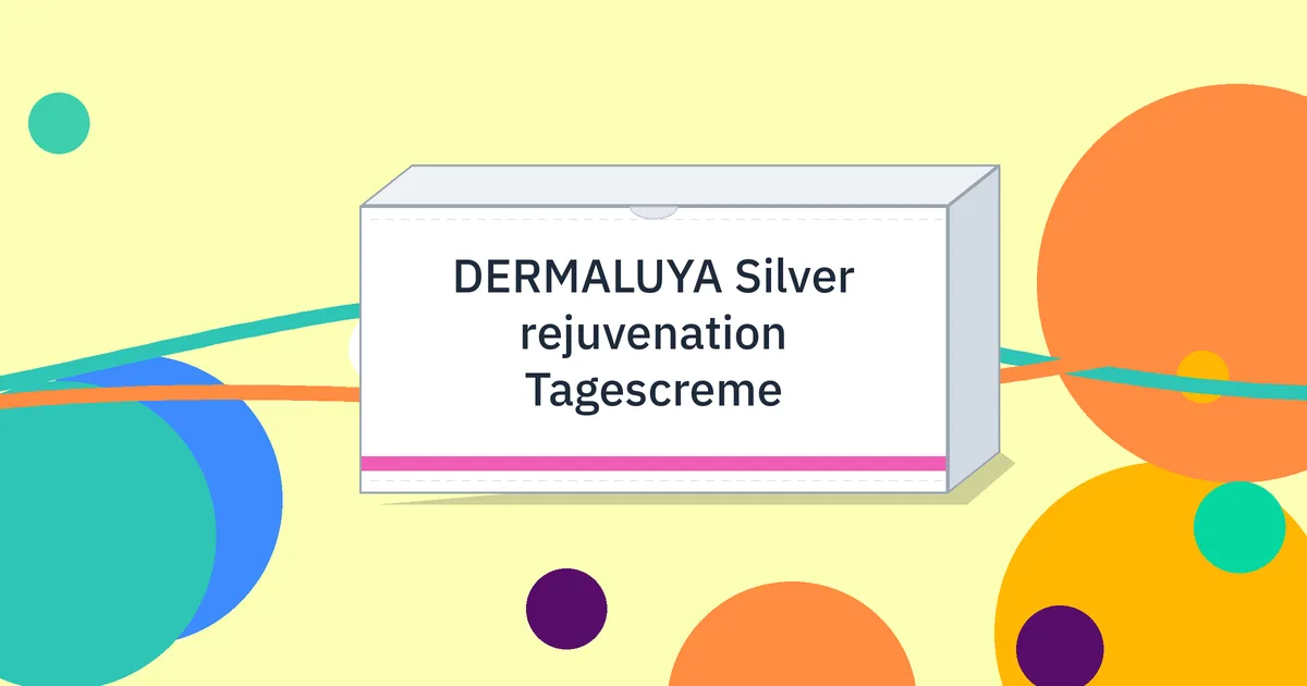 Symbolbild: Packung mit der Aufschrift DERMALUYA Silver rejuvenation Tagescreme (PZN 16350529) – Verfügbarkeit und Bezug in Apotheken in Frankfurt am Main