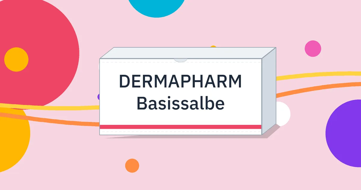 Symbolbild: Packung mit der Aufschrift DERMAPHARM Basissalbe (PZN 00550769) – Verfügbarkeit und Bezug in Apotheken in Frankfurt am Main