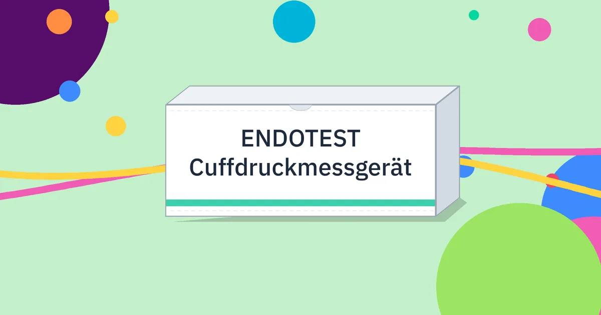 Symbolbild: Packung mit der Aufschrift ENDOTEST Cuffdruckmessgerät (PZN 02472884) – Verfügbarkeit und Bezug in Apotheken in Frankfurt am Main
