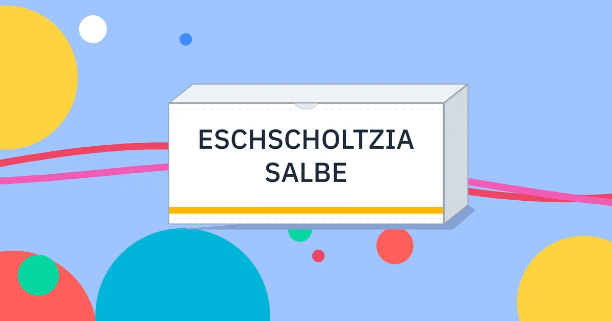 Symbolbild: Packung mit der Aufschrift ESCHSCHOLTZIA SALBE (PZN 18091109) – Verfügbarkeit und Bezug in Apotheken in Frankfurt am Main