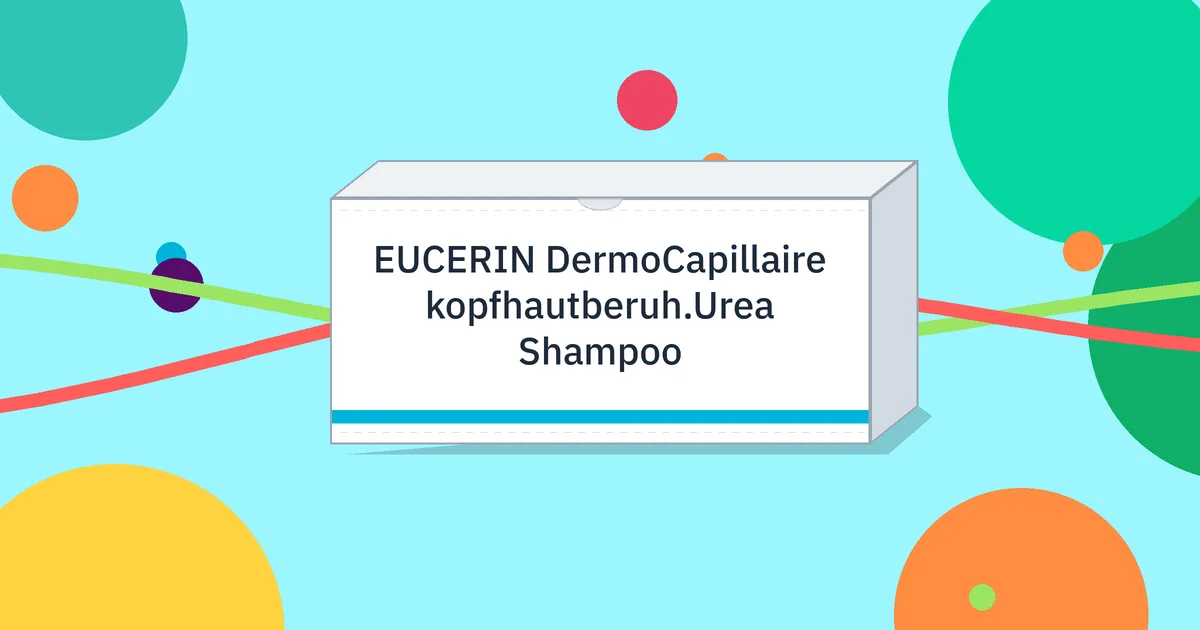Symbolbild: Packung mit der Aufschrift EUCERIN DermoCapillaire kopfhautberuh.Urea Shampoo (PZN 09508059) – Verfügbarkeit und Bezug in Apotheken in Frankfurt am Main