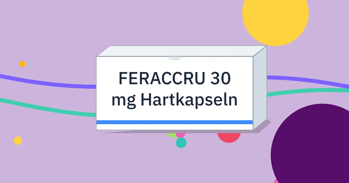 Symbolbild: Packung mit der Aufschrift FERACCRU 30 mg Hartkapseln (PZN 17565999) – Verfügbarkeit und Bezug in Apotheken in Frankfurt am Main