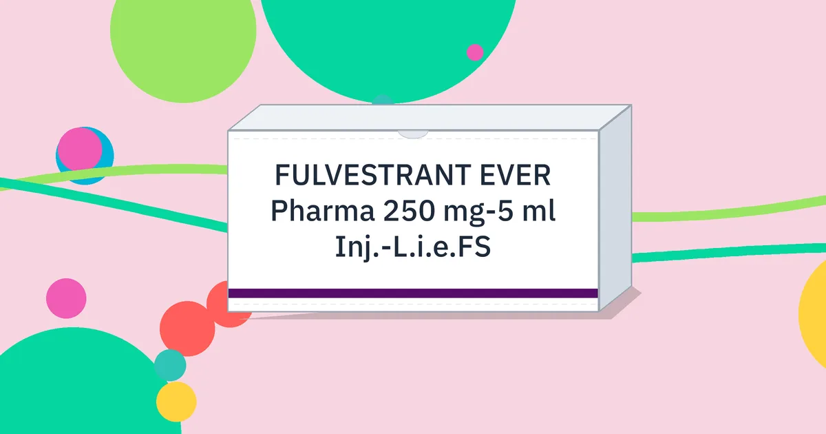 Symbolbild: Packung mit der Aufschrift FULVESTRANT EVER Pharma 250 mg-5 ml Inj.-L.i.e.FS (PZN 14449235) – Verfügbarkeit und Bezug in Apotheken in Frankfurt am Main