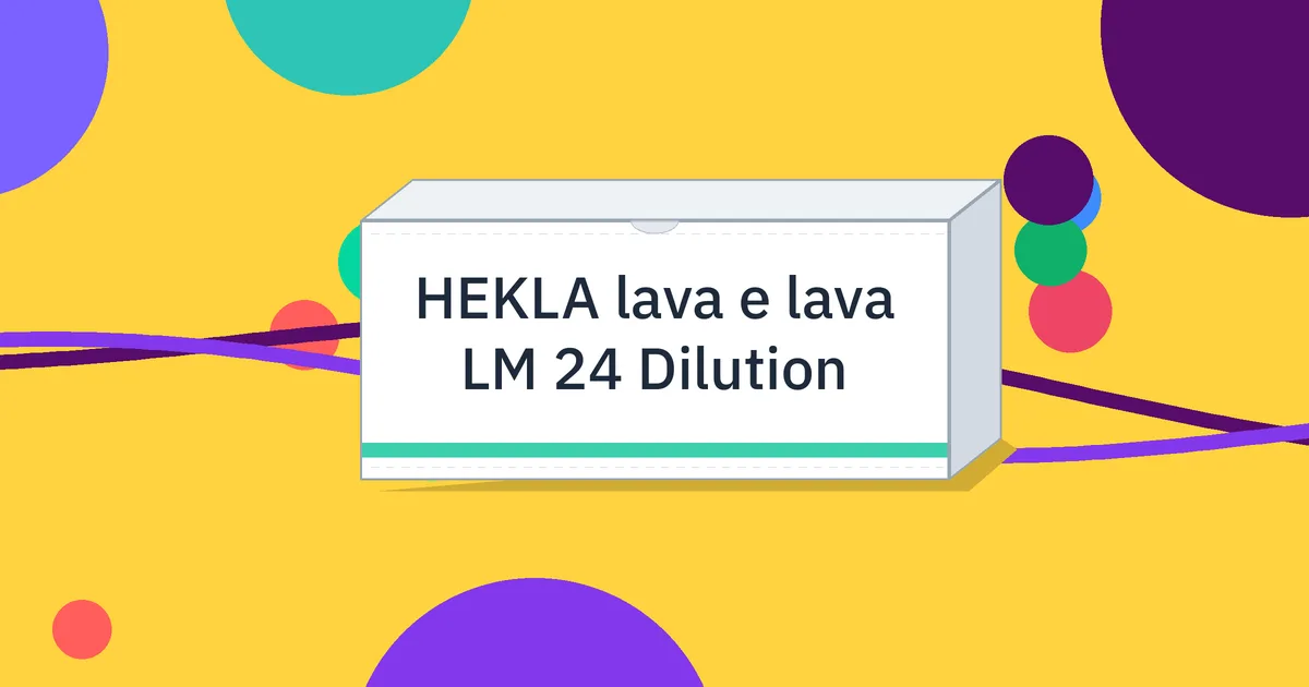 Symbolbild: Packung mit der Aufschrift HEKLA lava e lava LM 24 Dilution (PZN 12800616) – Verfügbarkeit und Bezug in Apotheken in Frankfurt am Main