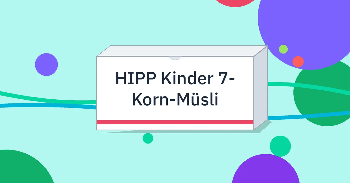 Symbolbild: Packung mit der Aufschrift HIPP Kinder 7-Korn-Müsli (PZN 10131996) – Verfügbarkeit und Bezug in Apotheken in Frankfurt am Main