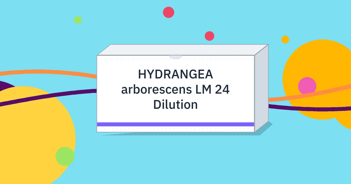 Symbolbild: Packung mit der Aufschrift HYDRANGEA arborescens LM 24 Dilution (PZN 13556437) – Verfügbarkeit und Bezug in Apotheken in Frankfurt am Main