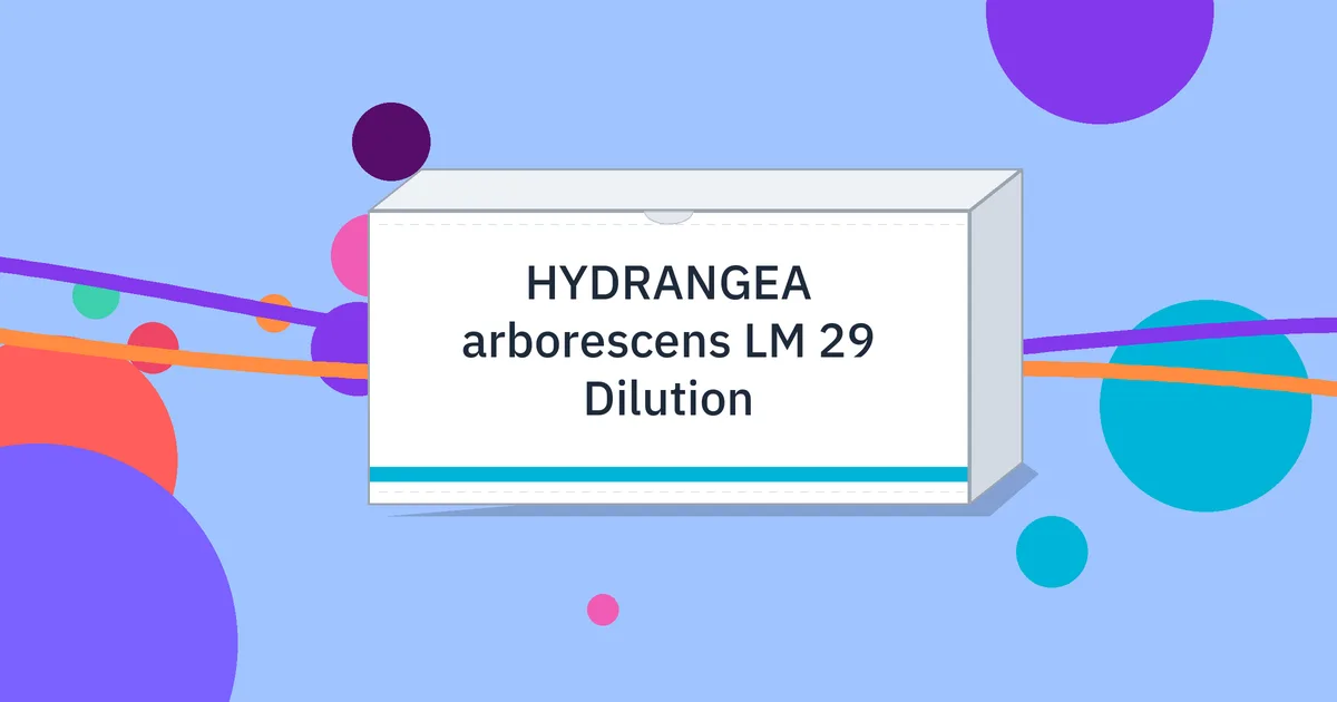 Symbolbild: Packung mit der Aufschrift HYDRANGEA arborescens LM 29 Dilution (PZN 13556503) – Verfügbarkeit und Bezug in Apotheken in Frankfurt am Main