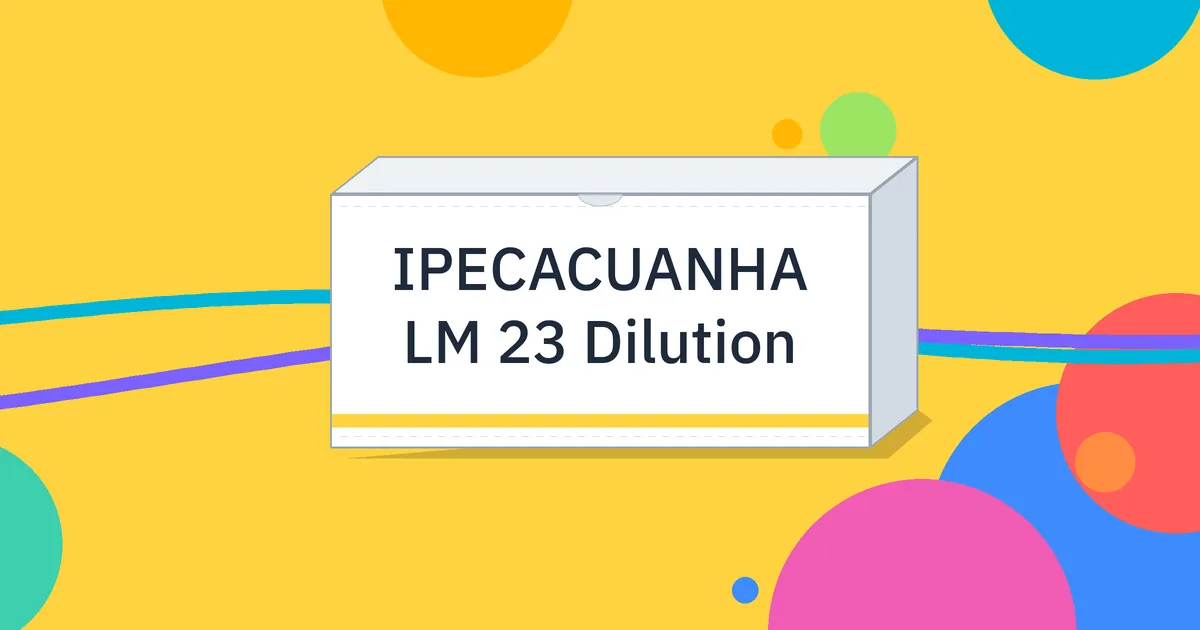 Symbolbild: Packung mit der Aufschrift IPECACUANHA LM 23 Dilution (PZN 12913094) – Verfügbarkeit und Bezug in Apotheken in Frankfurt am Main