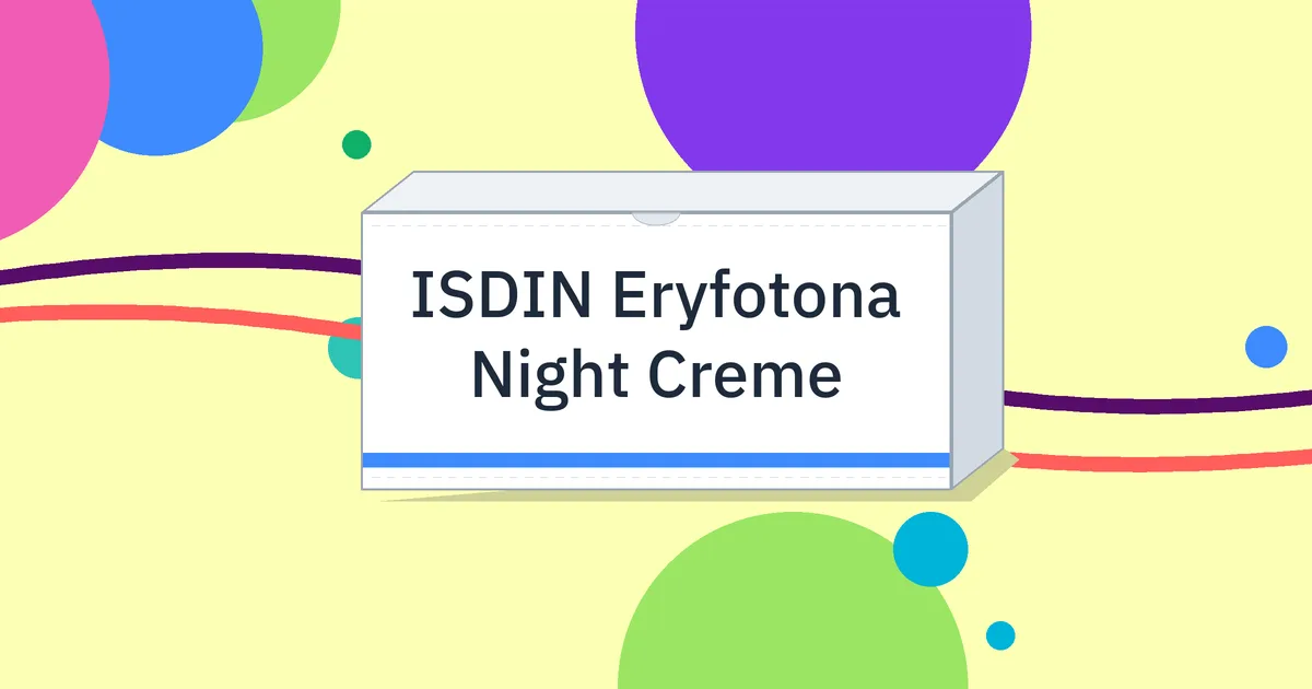 Symbolbild: Packung mit der Aufschrift ISDIN Eryfotona Night Creme (PZN 18874455) – Verfügbarkeit und Bezug in Apotheken in Frankfurt am Main