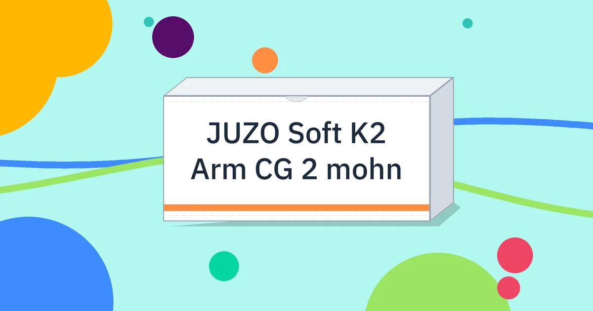 Symbolbild: Packung mit der Aufschrift JUZO Soft K2 Arm CG 2 mohn (PZN 15512272) – Verfügbarkeit und Bezug in Apotheken in Frankfurt am Main