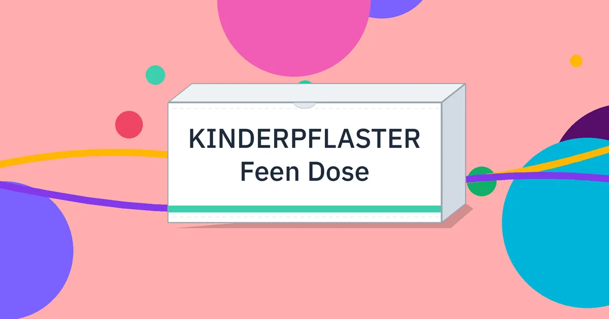 Symbolbild: Packung mit der Aufschrift KINDERPFLASTER Feen Dose (PZN 09078009) – Verfügbarkeit und Bezug in Apotheken in Frankfurt am Main