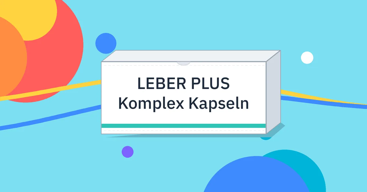 Symbolbild: Packung mit der Aufschrift LEBER PLUS Komplex Kapseln (PZN 20126938) – Verfügbarkeit und Bezug in Apotheken in Frankfurt am Main
