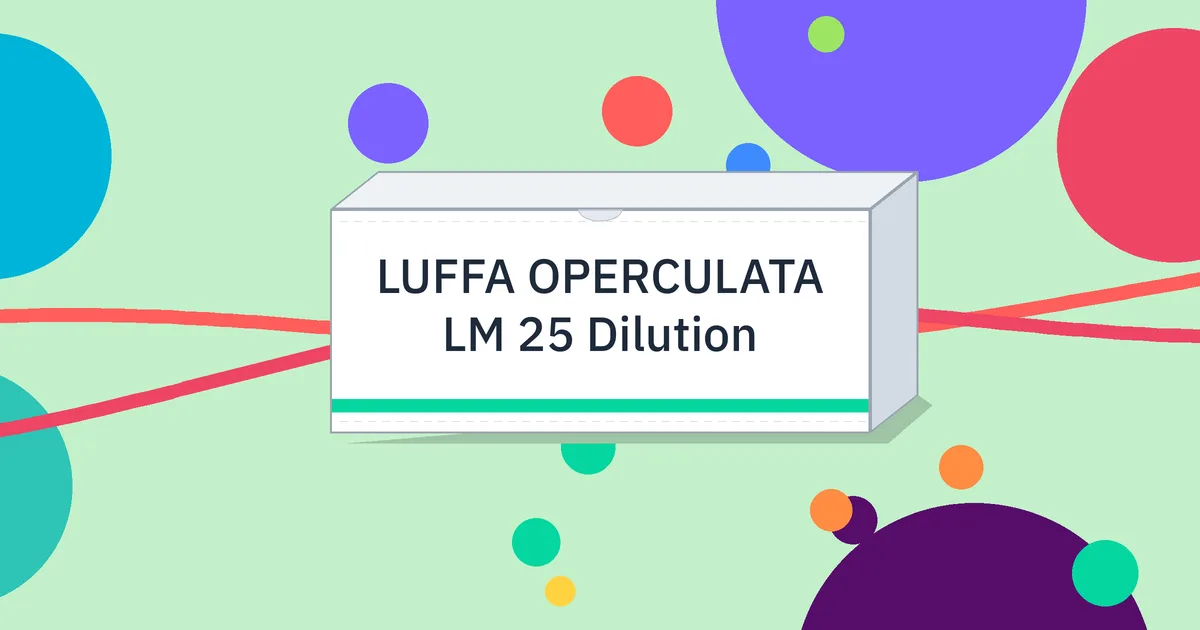 Symbolbild: Packung mit der Aufschrift LUFFA OPERCULATA LM 25 Dilution (PZN 12933458) – Verfügbarkeit und Bezug in Apotheken in Frankfurt am Main