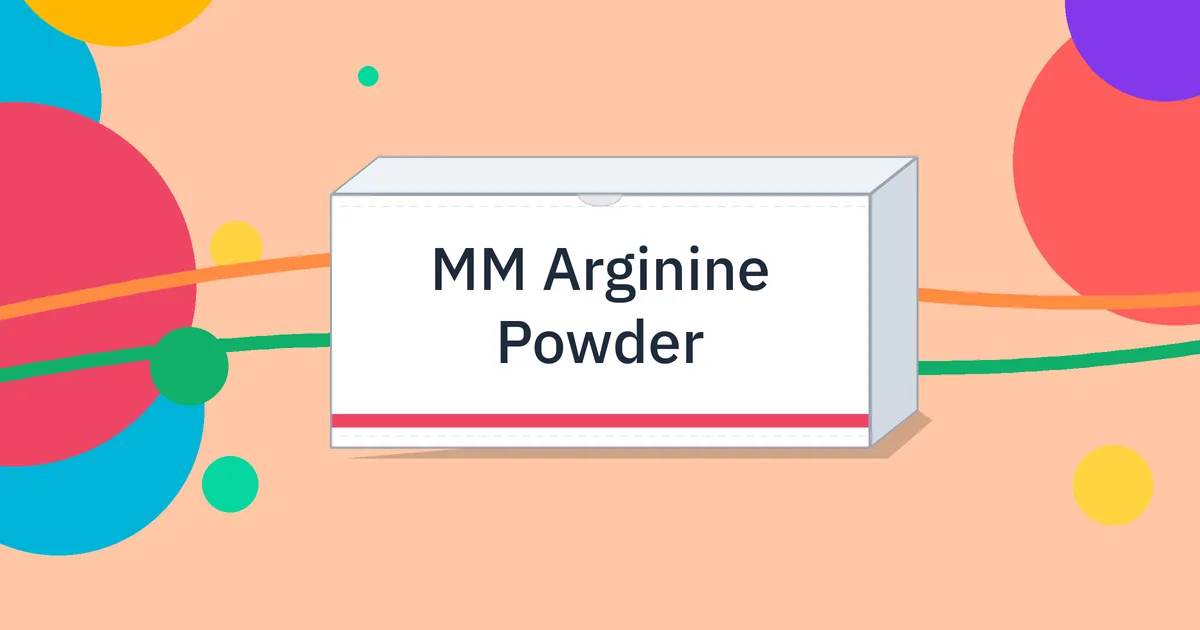 Symbolbild: Packung mit der Aufschrift MM Arginine Powder (PZN 10047787) – Verfügbarkeit und Bezug in Apotheken in Frankfurt am Main