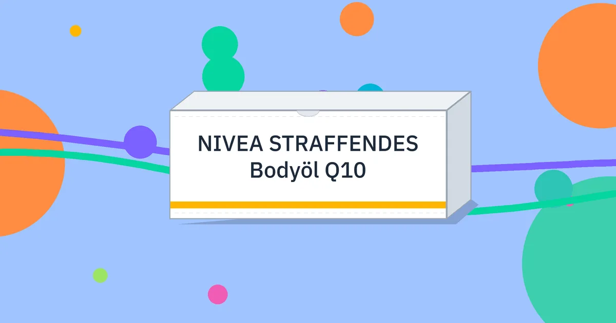 Symbolbild: Packung mit der Aufschrift NIVEA STRAFFENDES Bodyöl Q10 (PZN 17625394) – Verfügbarkeit und Bezug in Apotheken in Frankfurt am Main