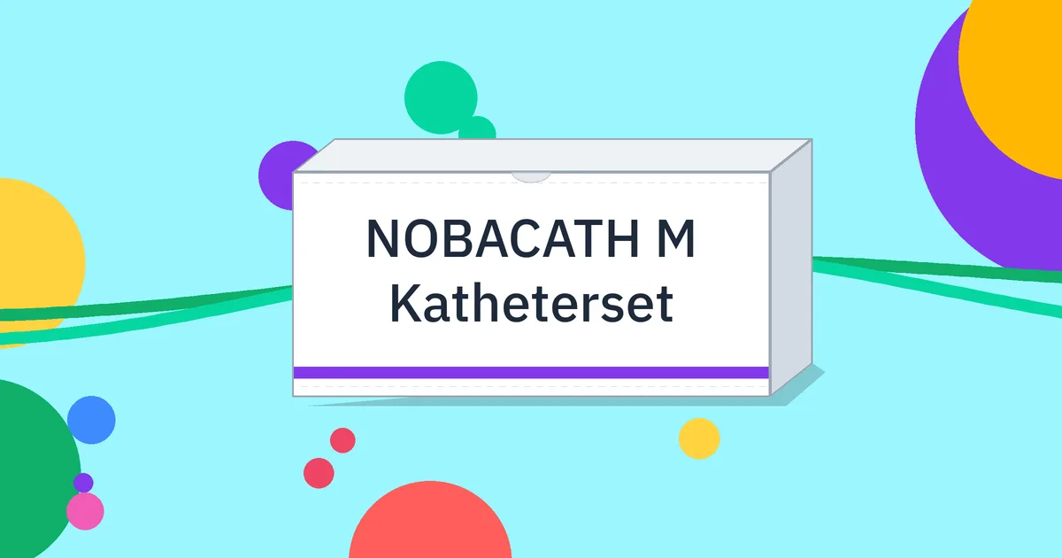 Symbolbild: Packung mit der Aufschrift NOBACATH M Katheterset (PZN 10077268) – Verfügbarkeit und Bezug in Apotheken in Frankfurt am Main