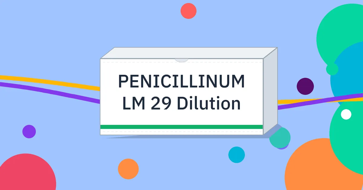 Symbolbild: Packung mit der Aufschrift PENICILLINUM LM 29 Dilution (PZN 12977438) – Verfügbarkeit und Bezug in Apotheken in Frankfurt am Main