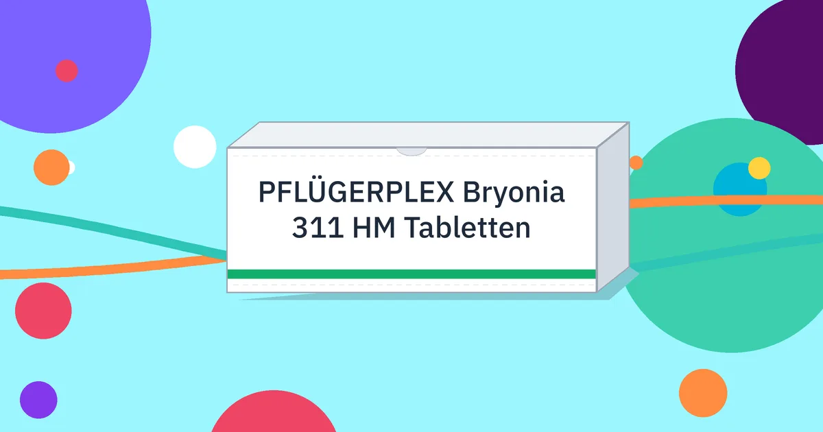 Symbolbild: Packung mit der Aufschrift PFLÜGERPLEX Bryonia 311 HM Tabletten (PZN 05373088) – Verfügbarkeit und Bezug in Apotheken in Frankfurt am Main