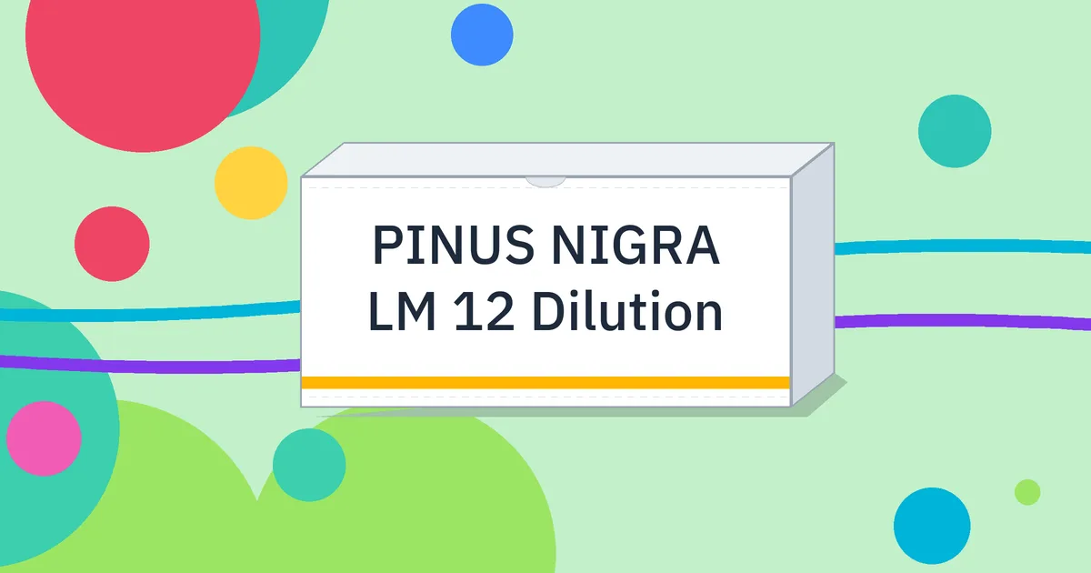 Symbolbild: Packung mit der Aufschrift PINUS NIGRA LM 12 Dilution (PZN 13642504) – Verfügbarkeit und Bezug in Apotheken in Frankfurt am Main