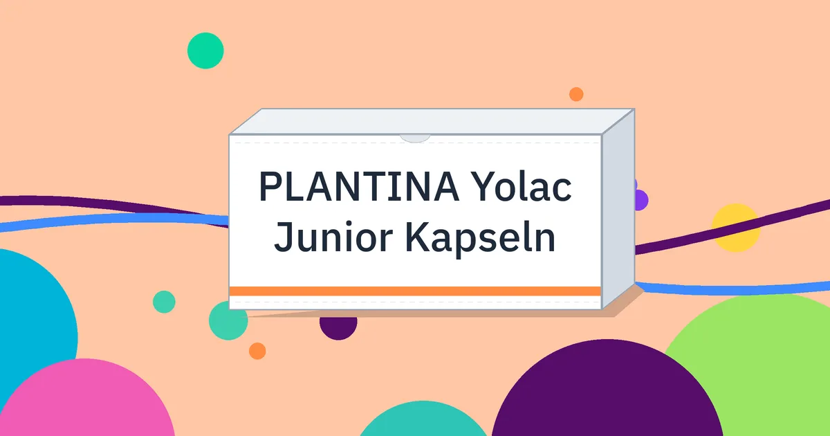 Symbolbild: Packung mit der Aufschrift PLANTINA Yolac Junior Kapseln (PZN 18721757) – Verfügbarkeit und Bezug in Apotheken in Frankfurt am Main