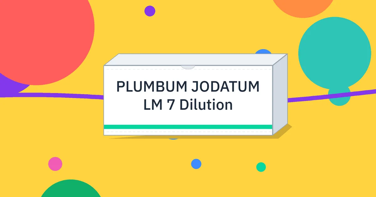 Symbolbild: Packung mit der Aufschrift PLUMBUM JODATUM LM 7 Dilution (PZN 13040633) – Verfügbarkeit und Bezug in Apotheken in Frankfurt am Main