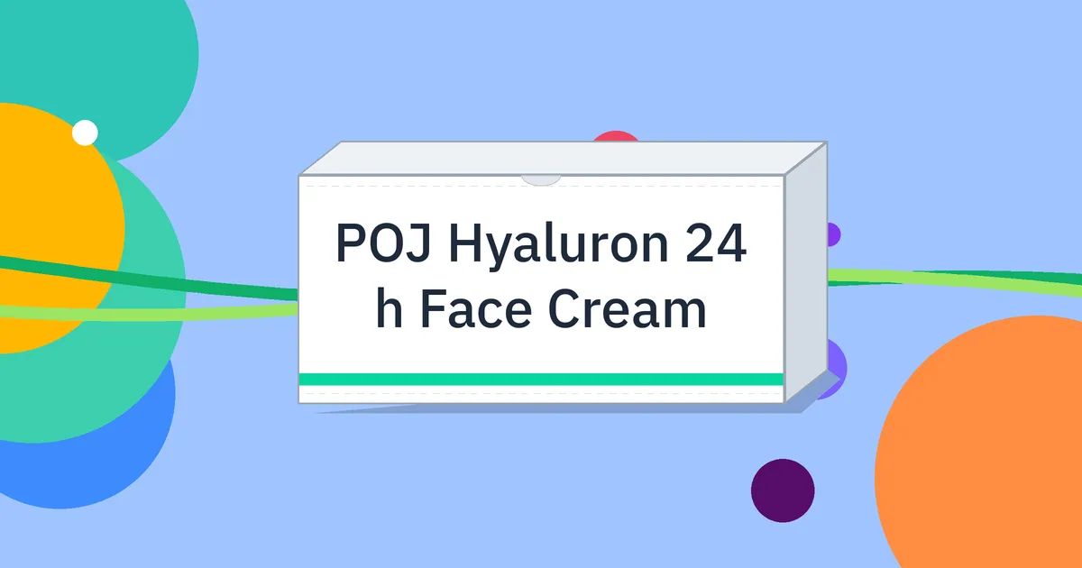 Symbolbild: Packung mit der Aufschrift POJ Hyaluron 24 h Face Cream (PZN 18684134) – Verfügbarkeit und Bezug in Apotheken in Frankfurt am Main