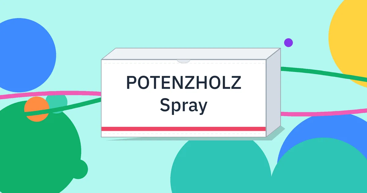 Symbolbild: Packung mit der Aufschrift POTENZHOLZ Spray (PZN 12371598) – Verfügbarkeit und Bezug in Apotheken in Frankfurt am Main