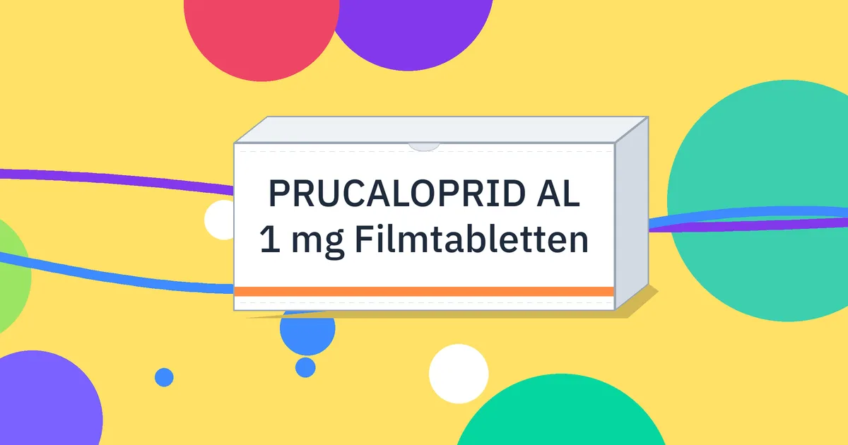 Symbolbild: Packung mit der Aufschrift PRUCALOPRID AL 1 mg Filmtabletten (PZN 18169900) – Verfügbarkeit und Bezug in Apotheken in Frankfurt am Main