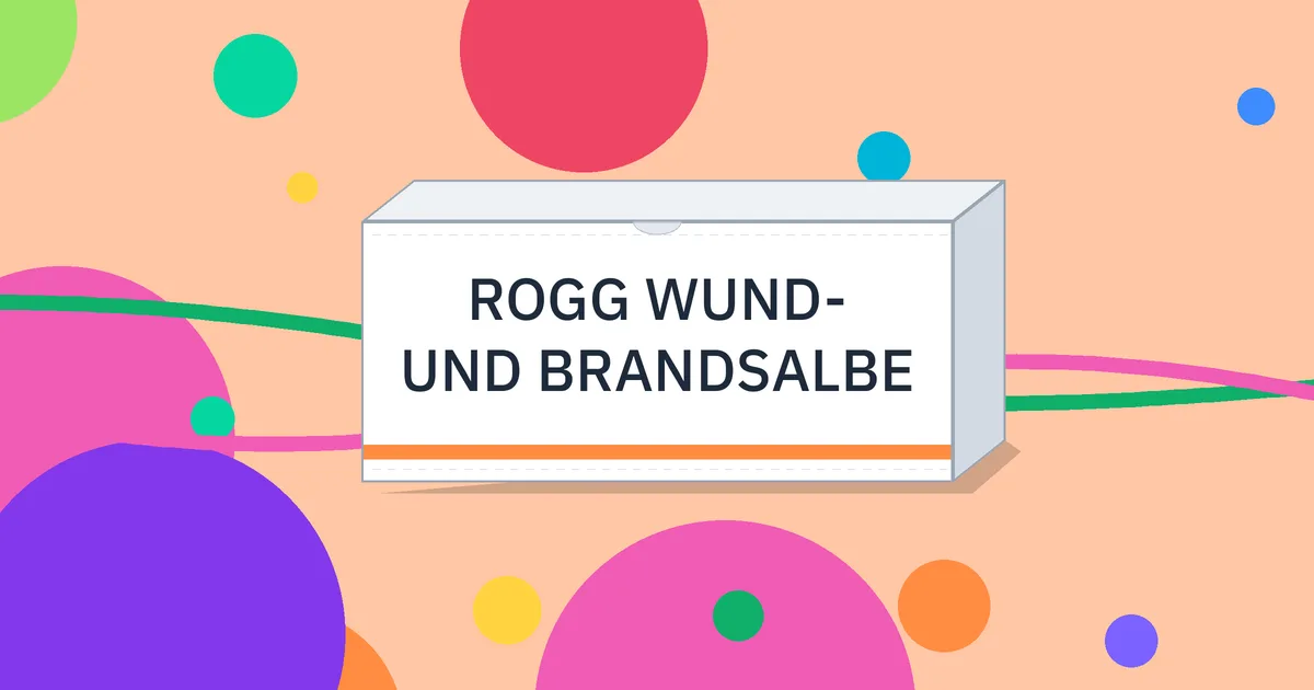 Symbolbild: Packung mit der Aufschrift ROGG WUND- UND BRANDSALBE (PZN 09230888) – Verfügbarkeit und Bezug in Apotheken in Frankfurt am Main