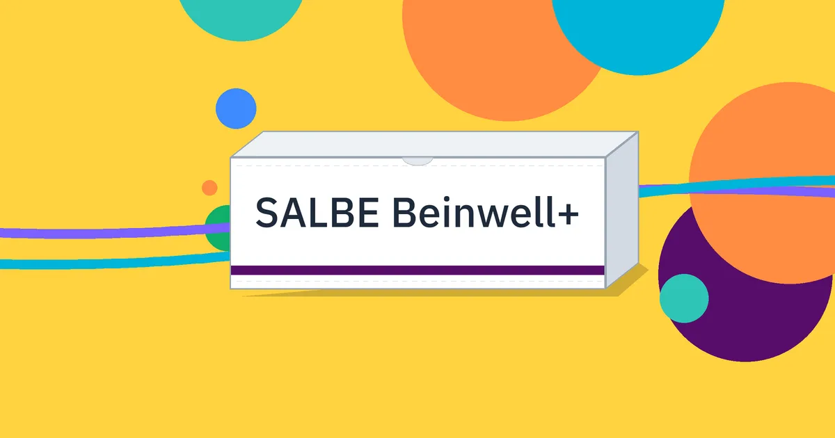 Symbolbild: Packung mit der Aufschrift SALBE Beinwell+ (PZN 17429339) – Verfügbarkeit und Bezug in Apotheken in Frankfurt am Main