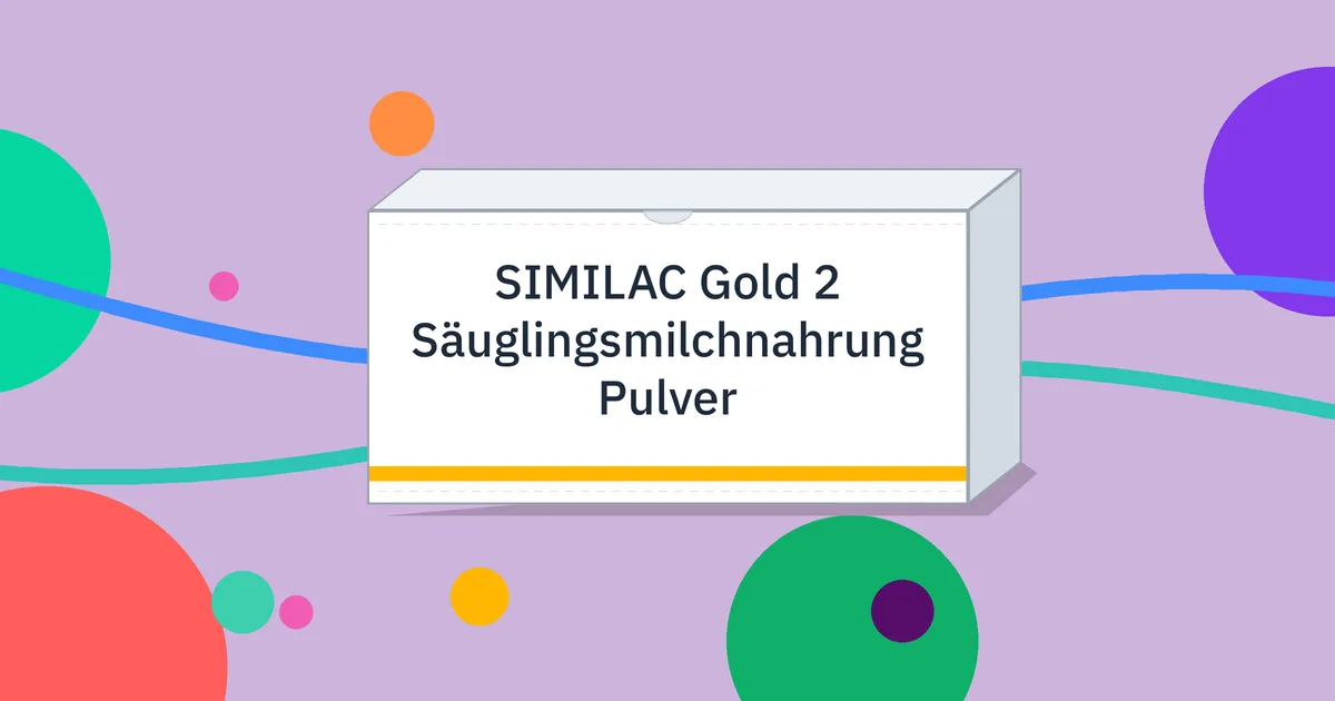 Symbolbild: Packung mit der Aufschrift SIMILAC Gold 2 Säuglingsmilchnahrung Pulver (PZN 17531813) – Verfügbarkeit und Bezug in Apotheken in Frankfurt am Main