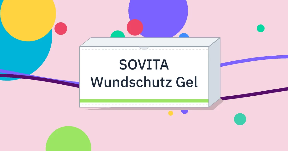 Symbolbild: Packung mit der Aufschrift SOVITA Wundschutz Gel (PZN 14177268) – Verfügbarkeit und Bezug in Apotheken in Frankfurt am Main