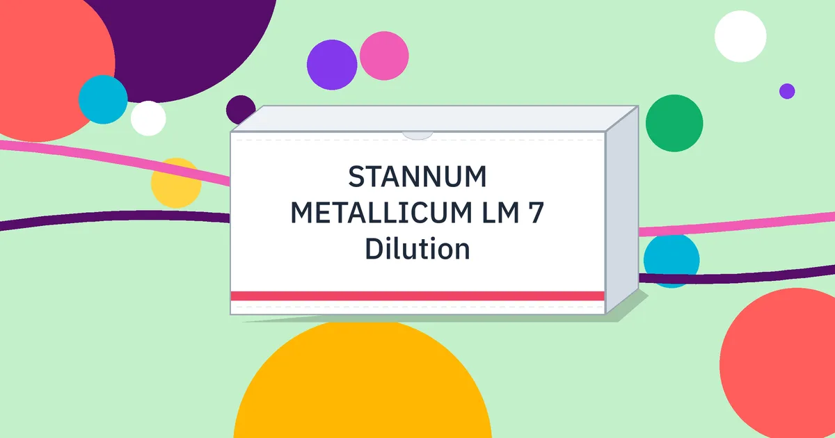 Symbolbild: Packung mit der Aufschrift STANNUM METALLICUM LM 7 Dilution (PZN 13199115) – Verfügbarkeit und Bezug in Apotheken in Frankfurt am Main