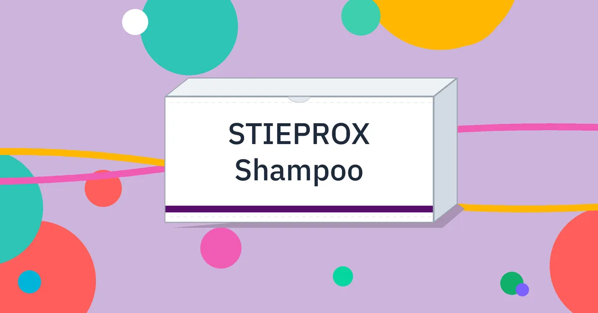 Symbolbild: Packung mit der Aufschrift STIEPROX Shampoo (PZN 07468054) – Verfügbarkeit und Bezug in Apotheken in Frankfurt am Main