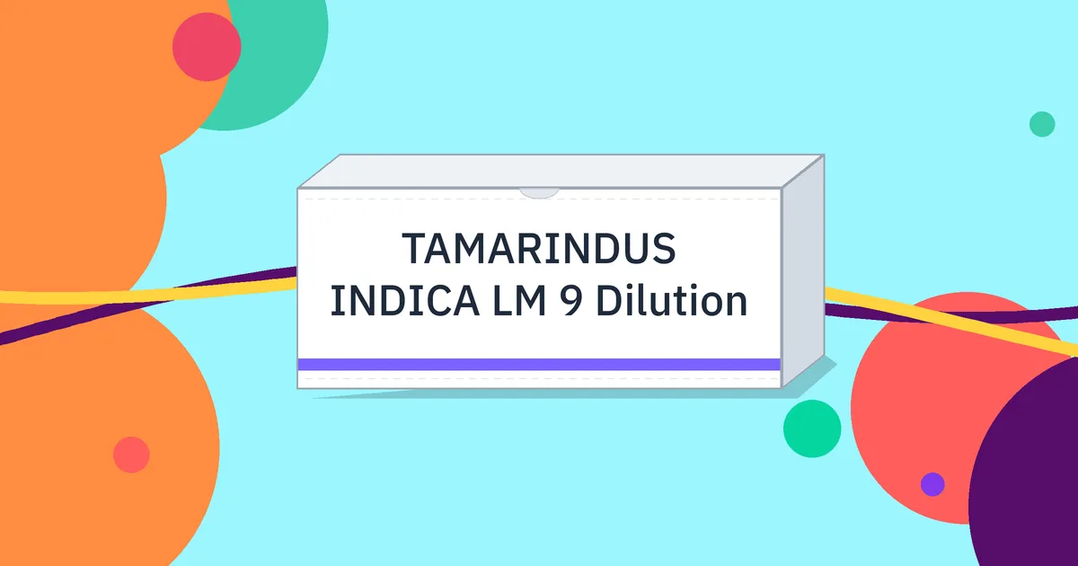Symbolbild: Packung mit der Aufschrift TAMARINDUS INDICA LM 9 Dilution (PZN 13686329) – Verfügbarkeit und Bezug in Apotheken in Frankfurt am Main