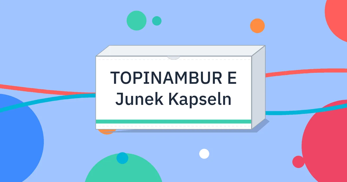 Symbolbild: Packung mit der Aufschrift TOPINAMBUR E Junek Kapseln (PZN 00136188) – Verfügbarkeit und Bezug in Apotheken in Frankfurt am Main