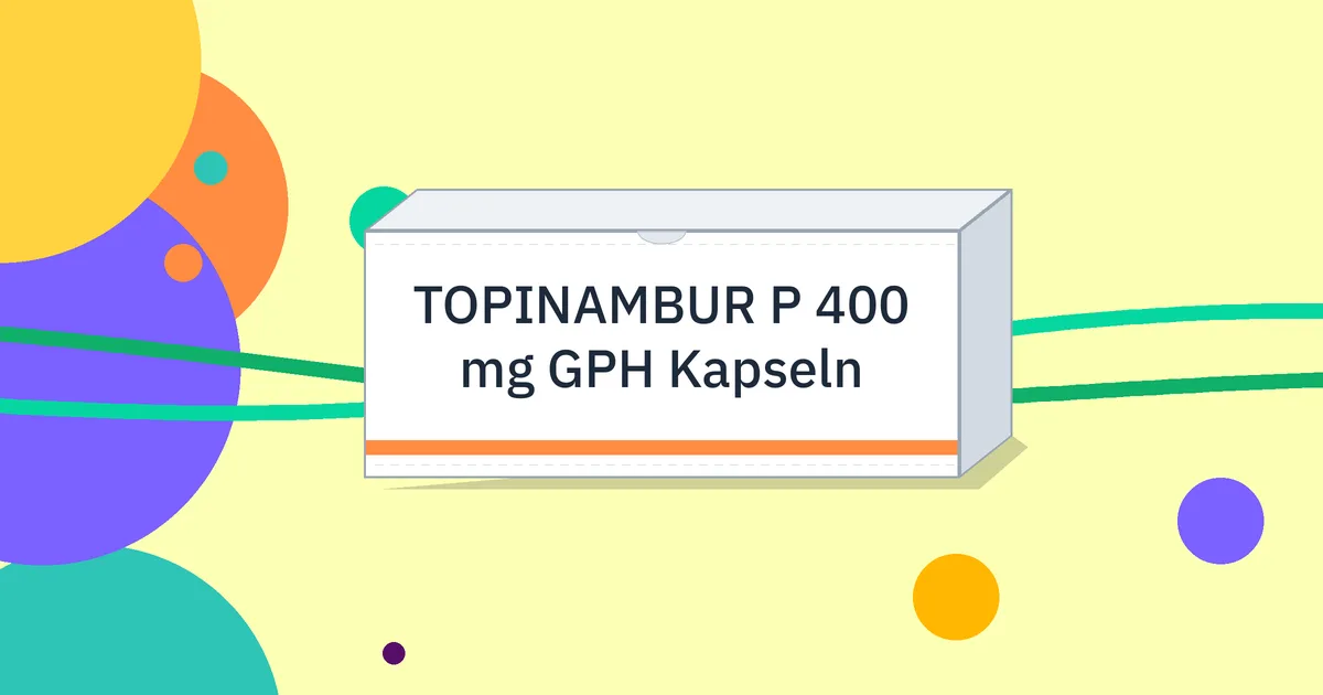 Symbolbild: Packung mit der Aufschrift TOPINAMBUR P 400 mg GPH Kapseln (PZN 01642657) – Verfügbarkeit und Bezug in Apotheken in Frankfurt am Main