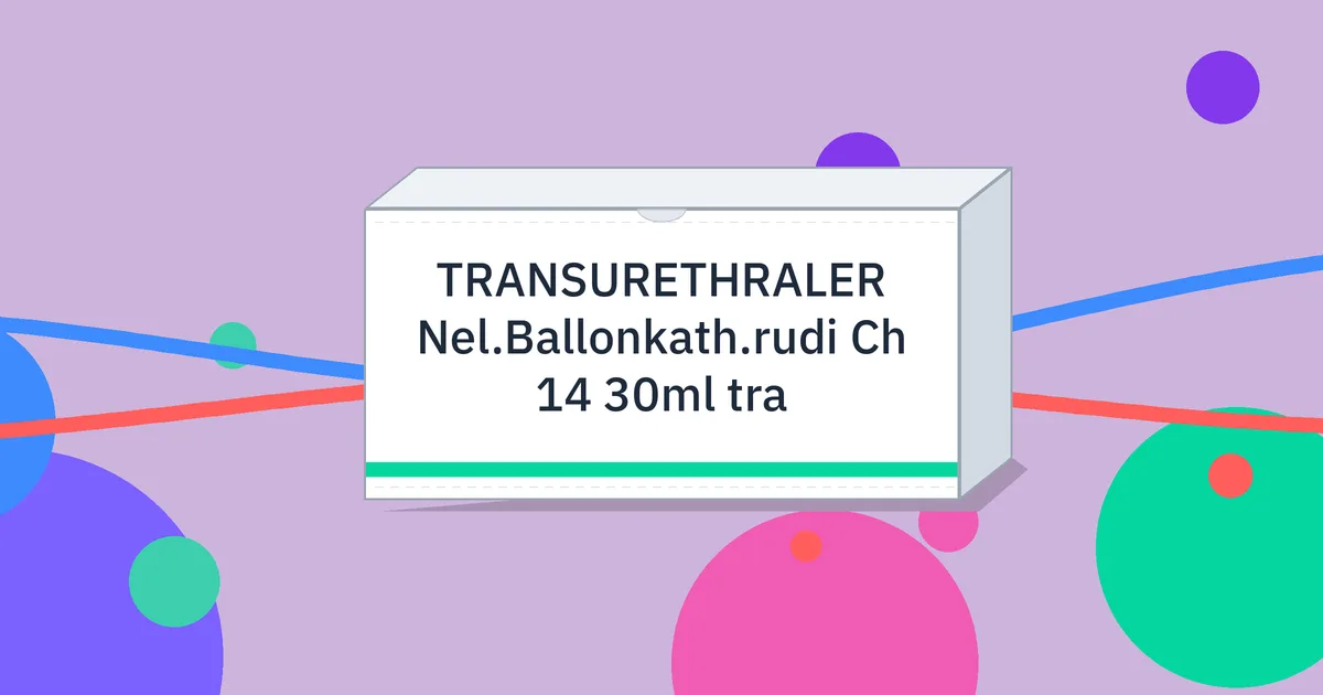 Symbolbild: Packung mit der Aufschrift TRANSURETHRALER Nel.Ballonkath.rudi Ch 14 30ml tra (PZN 19950425) – Verfügbarkeit und Bezug in Apotheken in Frankfurt am Main