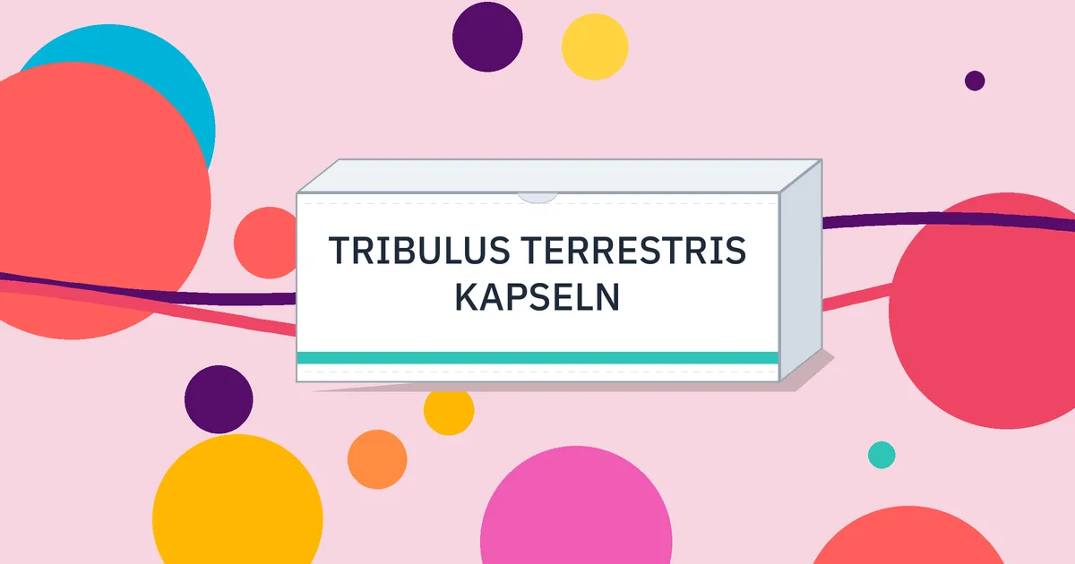 Symbolbild: Packung mit der Aufschrift TRIBULUS TERRESTRIS KAPSELN (PZN 07583364) – Verfügbarkeit und Bezug in Apotheken in Frankfurt am Main