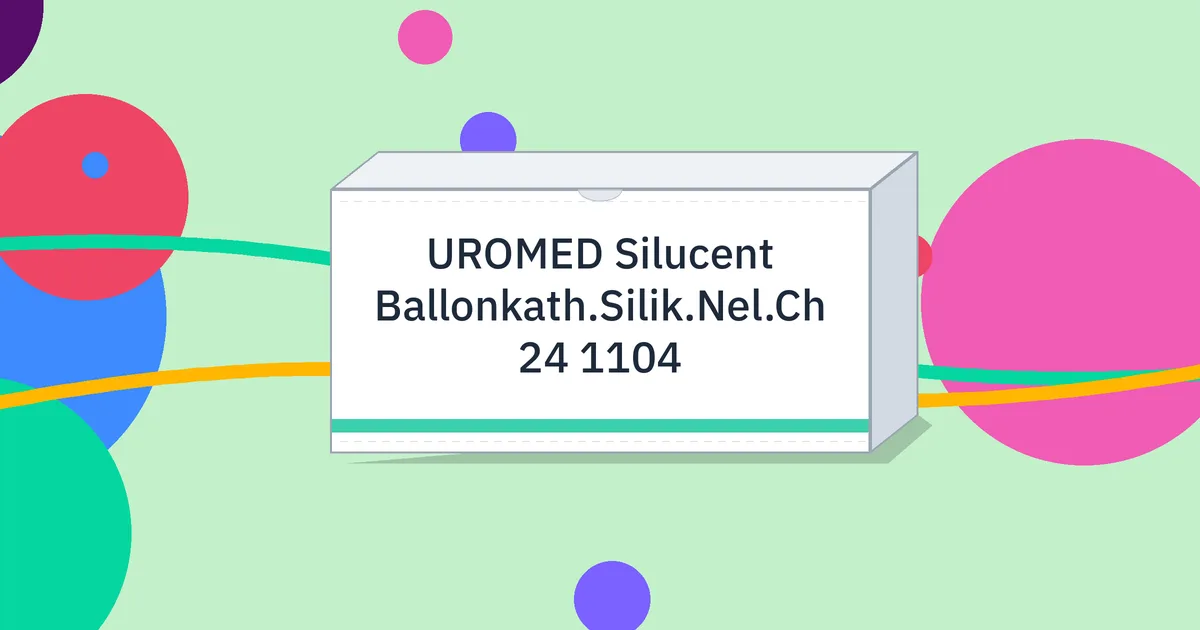Symbolbild: Packung mit der Aufschrift UROMED Silucent Ballonkath.Silik.Nel.Ch 24 1104 (PZN 01411478) – Verfügbarkeit und Bezug in Apotheken in Frankfurt am Main
