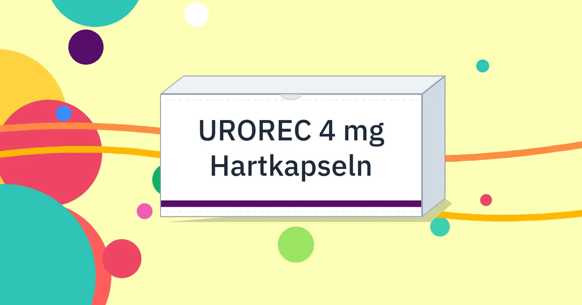Symbolbild: Packung mit der Aufschrift UROREC 4 mg Hartkapseln (PZN 09674409) – Verfügbarkeit und Bezug in Apotheken in Frankfurt am Main