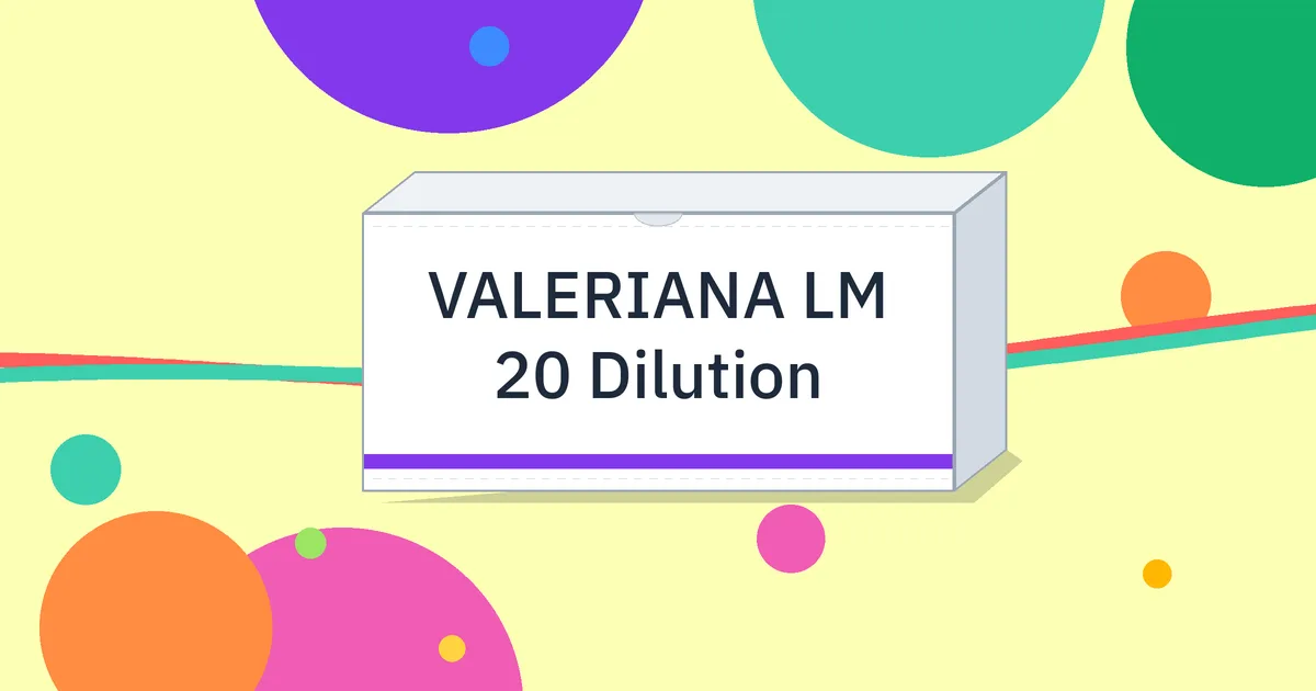 Symbolbild: Packung mit der Aufschrift VALERIANA LM 20 Dilution (PZN 13261848) – Verfügbarkeit und Bezug in Apotheken in Frankfurt am Main