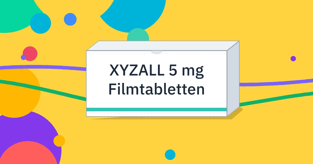 Symbolbild: Packung mit der Aufschrift XYZALL 5 mg Filmtabletten (PZN 07723084) – Verfügbarkeit und Bezug in Apotheken in Frankfurt am Main